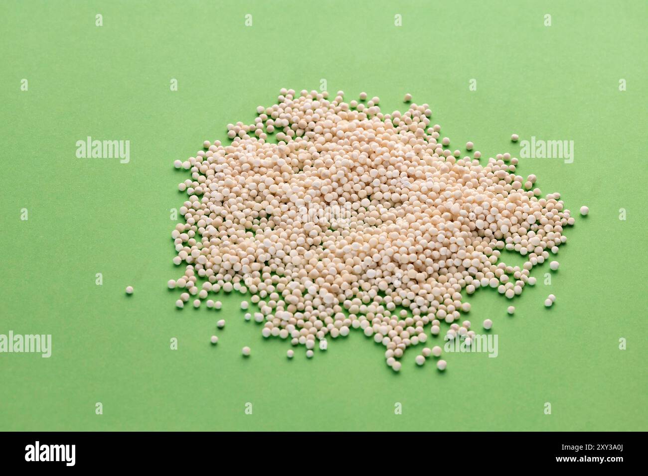 Pile of tapioca pearls - Sagu starch balls. Manihot esculenta Stock ...