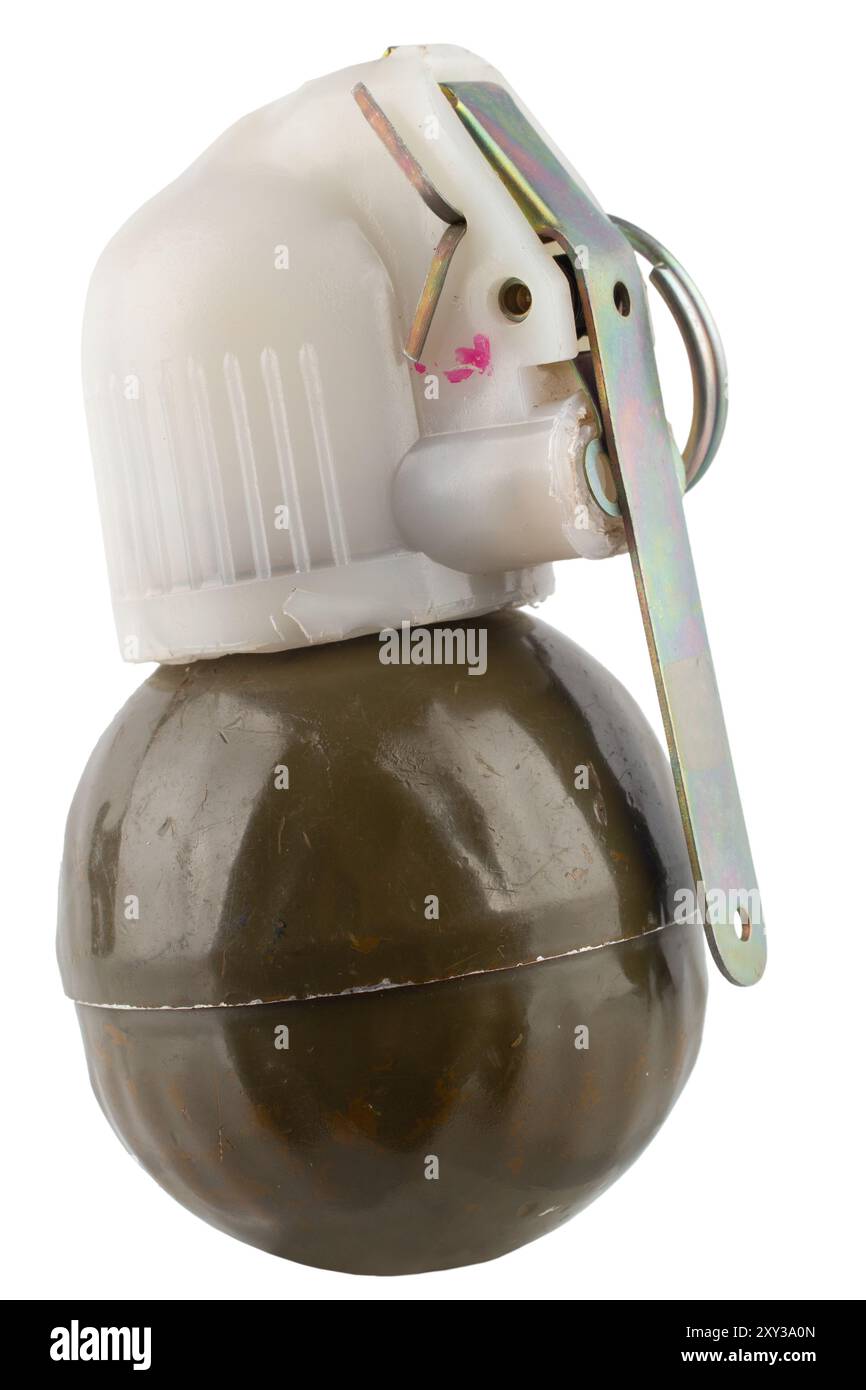 hand grenade RGN isolated on white background Stock Photo - Alamy