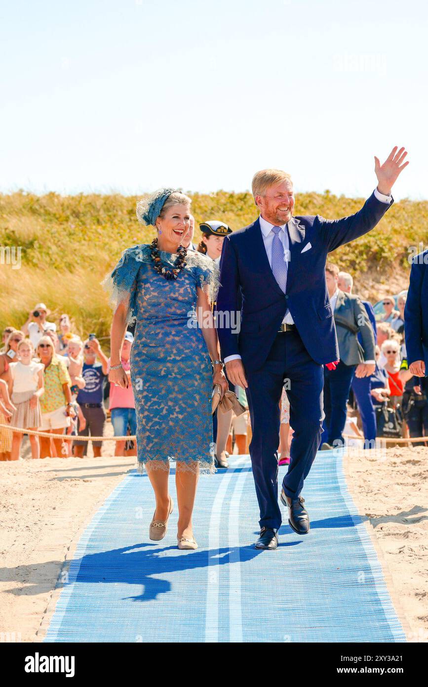 Domburg, The Netherlands. 27th Aug, 2024. King Willem-Alexander, Queen ...