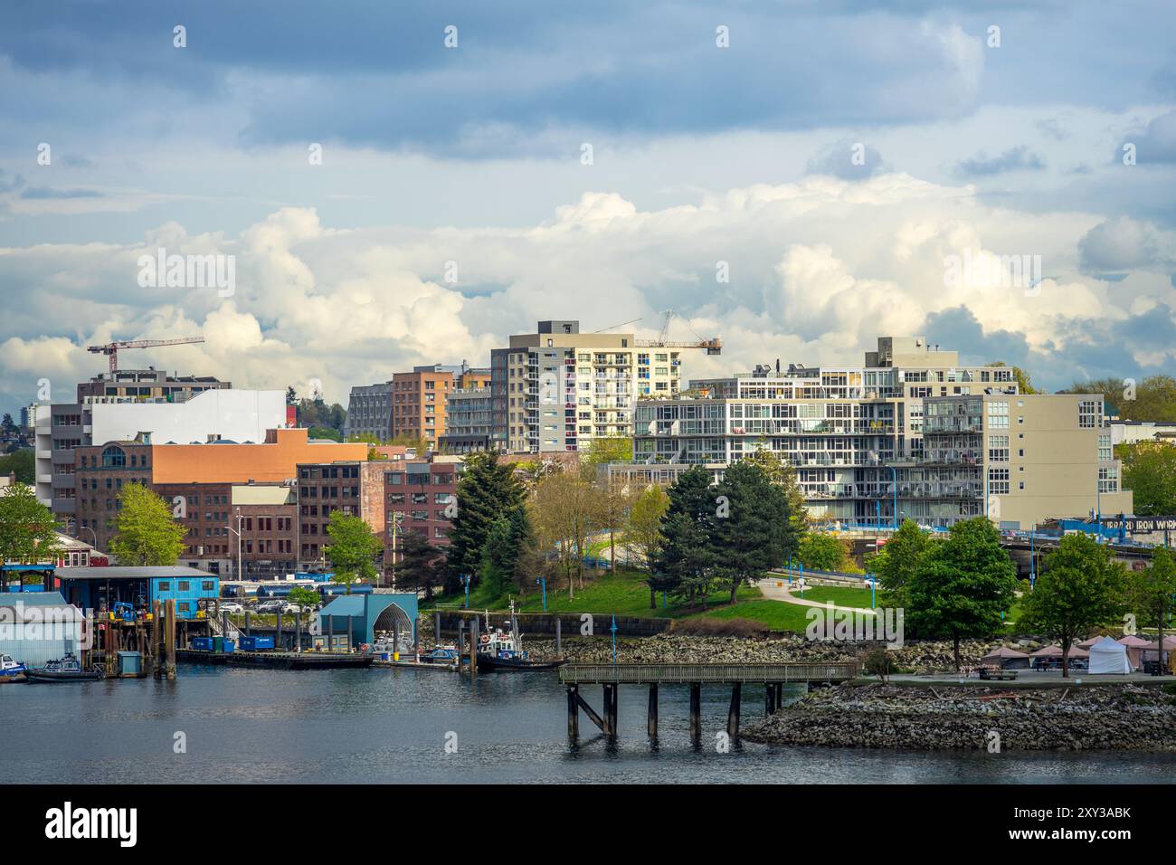 Vancouver, BC, Canada - April 26, 2024: View of Vancouver’s Downtown ...