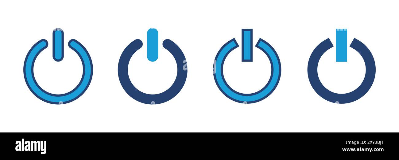 Power icon vector. Power Switch Icon. Electric power Stock Vector Image ...