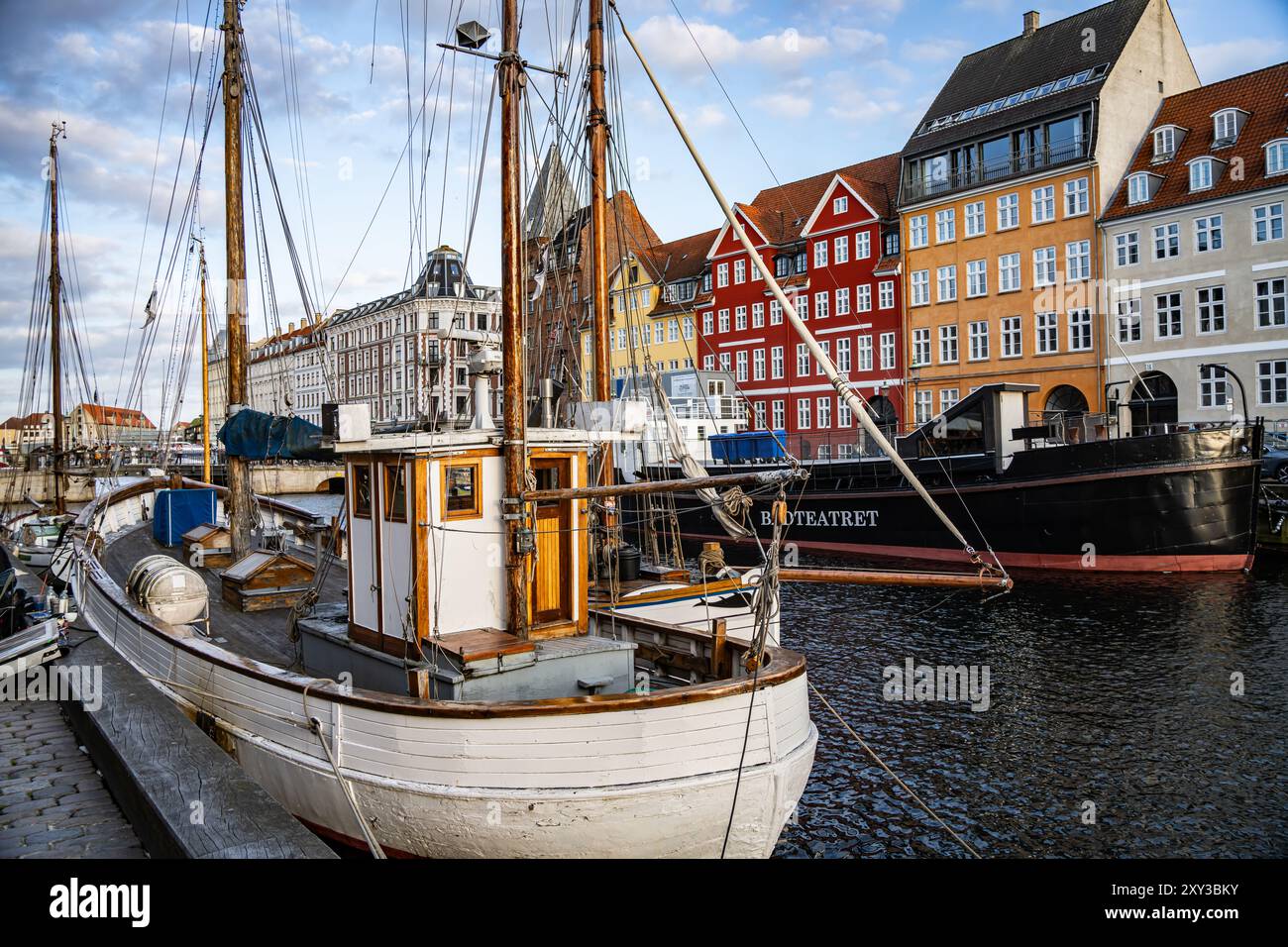 Copenhagen, Denmark - July 25, 2024: Colourful, captivating Nyhavn is ...