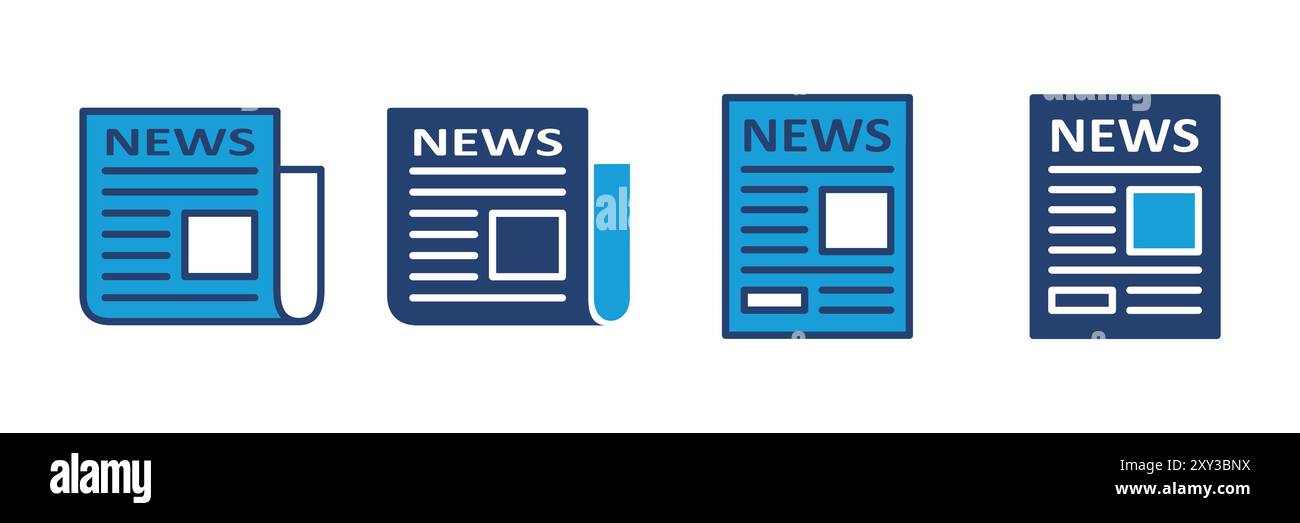 Newspaper icon vector. news paper vector sign Stock Vector Image & Art ...