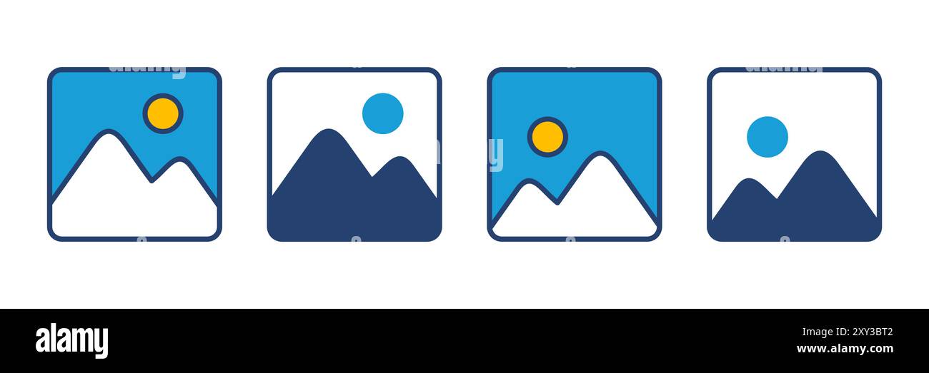 Picture icon vector. photo gallery icon symbol Stock Vector Image & Art ...