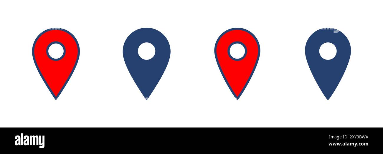 Pin icon vector. Location icon vector. destination icon. map pin Stock ...
