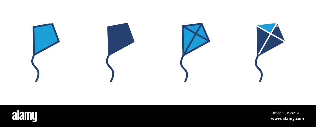 Kite icon vector. kite vector icon Stock Vector Image & Art - Alamy