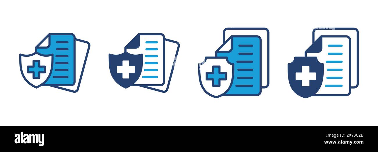 Medical insurance icon vector. health insurance icon Stock Vector Image ...