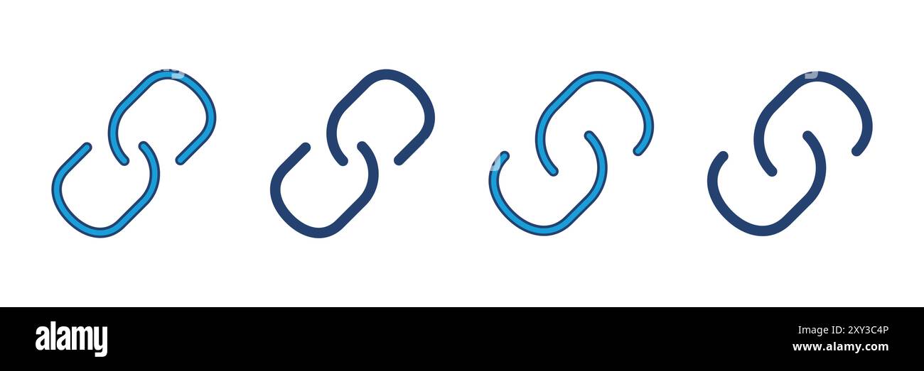 Link icon vector. Hyperlink chain symbol Stock Vector Image & Art - Alamy