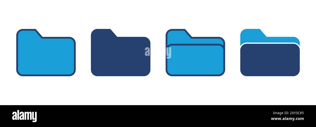 Folder icon vector. folder vector icon Stock Vector Image & Art - Alamy