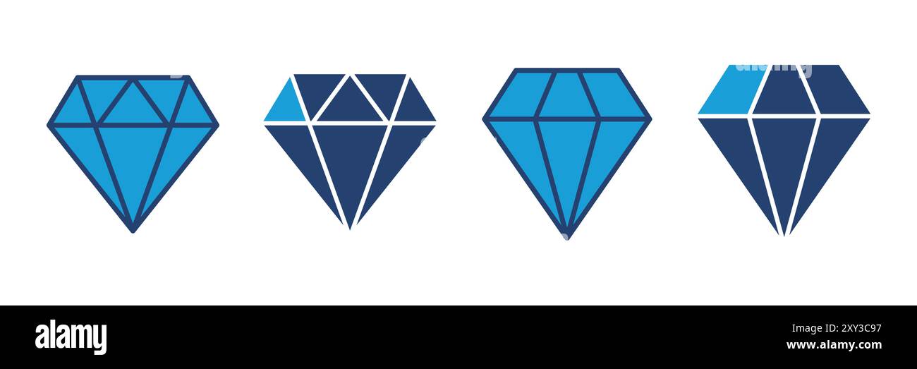 Diamond icon vector. diamond gems vector icon Stock Vector Image & Art ...