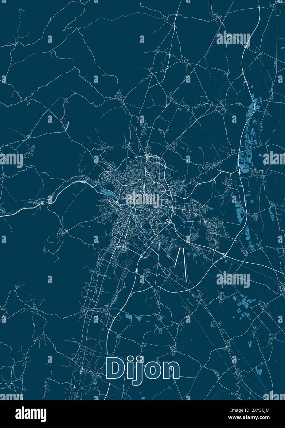 Dijon map hi-res stock photography and images - Alamy