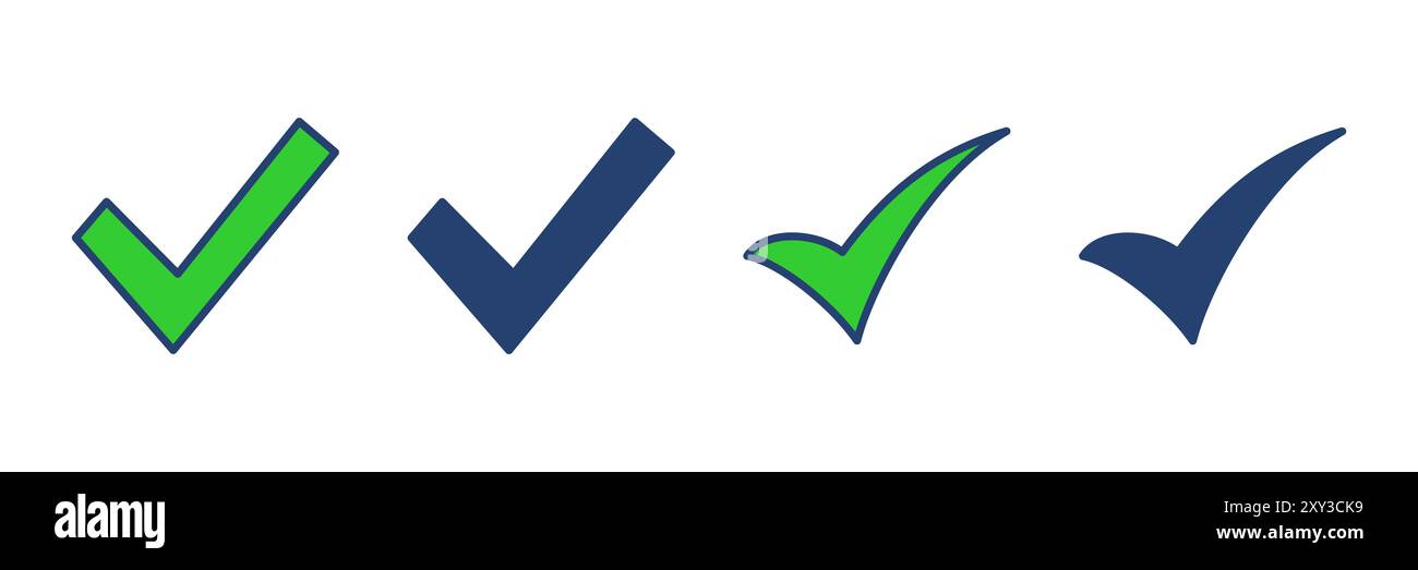 Check mark icon vector. Check mark icon. Tick mark symbol vector Stock ...