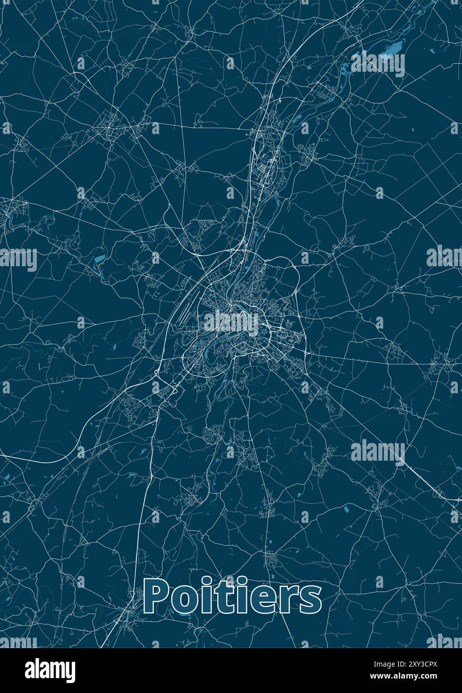 Map of poitiers hi-res stock photography and images - Alamy