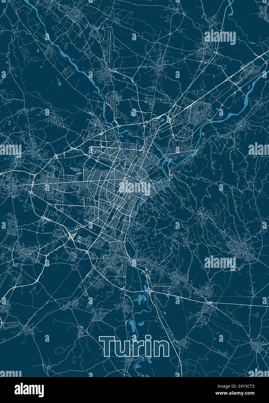 Torino view Stock Vector Images - Alamy