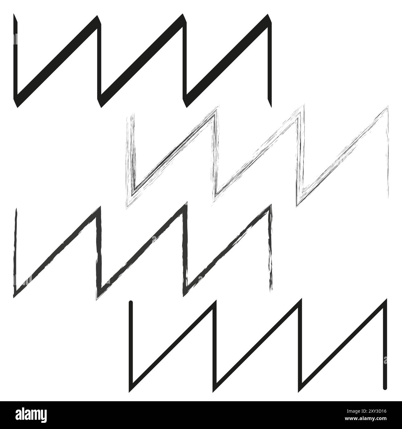 Zigzag pattern Cut Out Stock Images & Pictures - Alamy