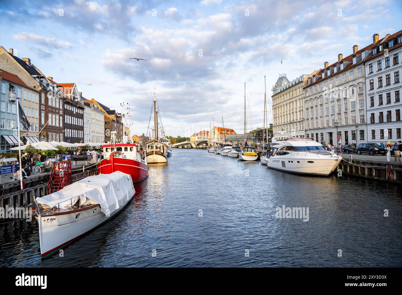 Copenhagen, Denmark - July 25, 2024: Colourful, captivating Nyhavn is ...