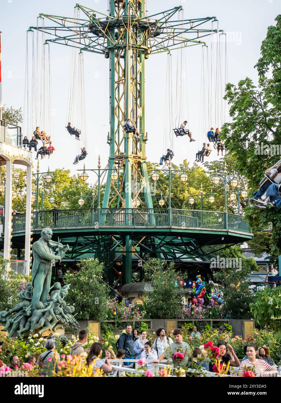 Copenhagen, Denmark - July 25, 2024: Tivoli Gardens is world famous ...