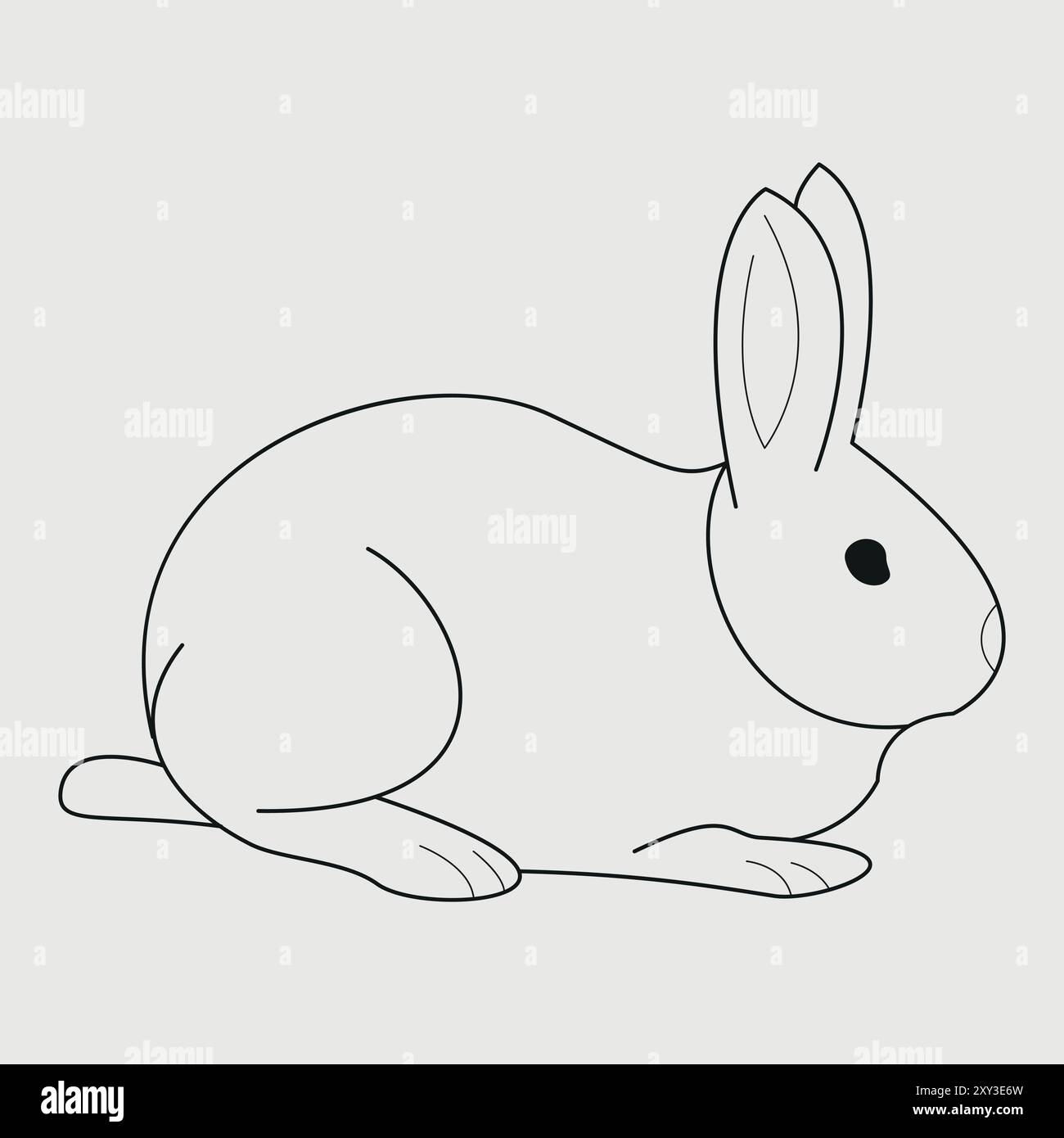 rabbit cute animal, rabbit vector, rabbit illustration, vector ...