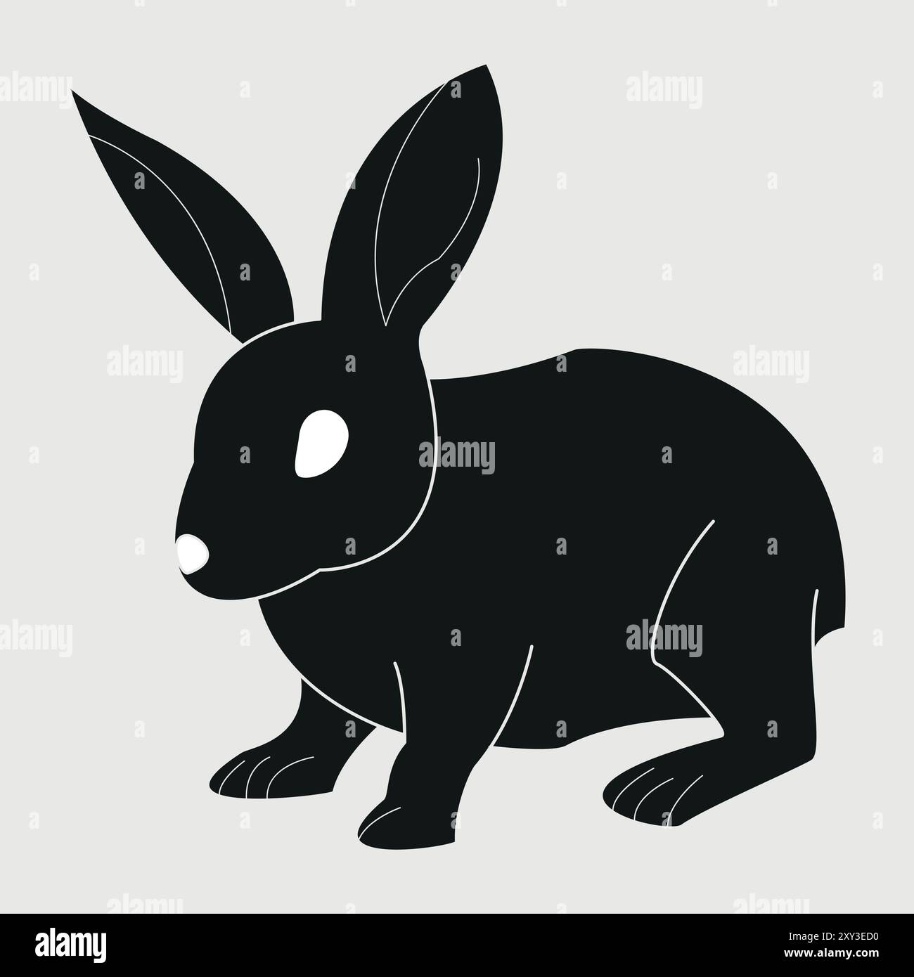 rabbit cute animal, rabbit vector, rabbit illustration, vector ...
