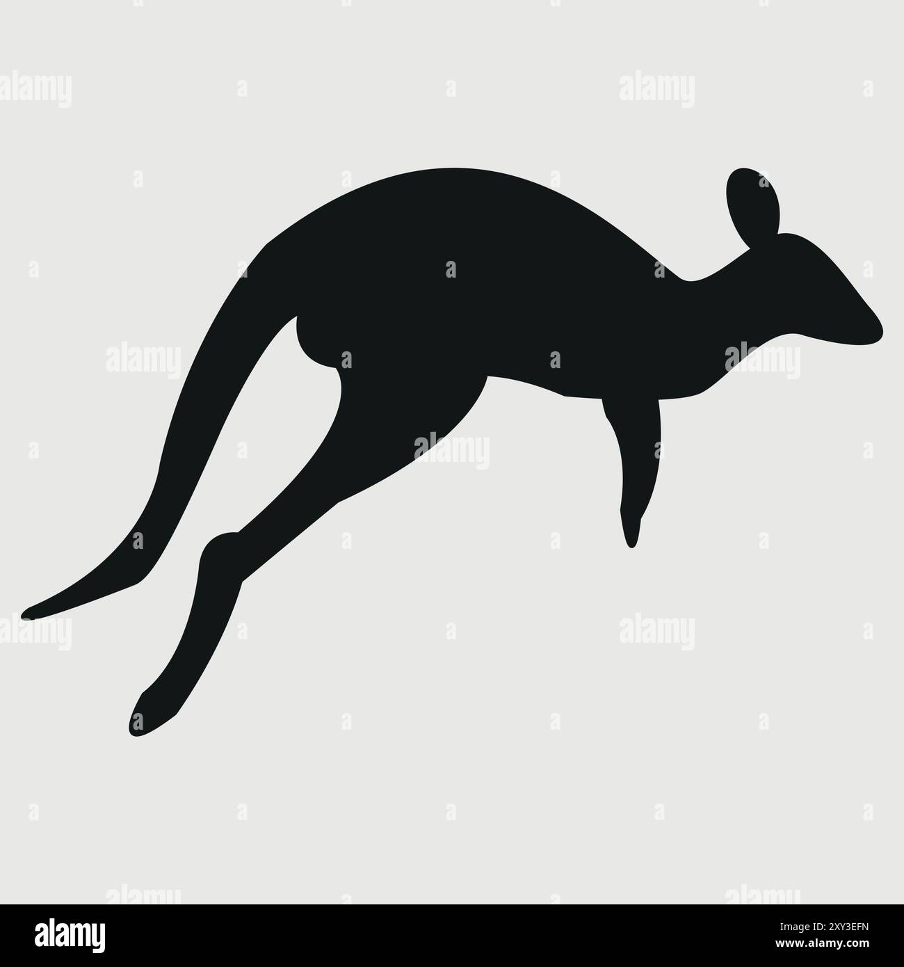 kangaroo australia animal. vector illustration, kangaroo vector, kangaroo illustration, kangaroo ...