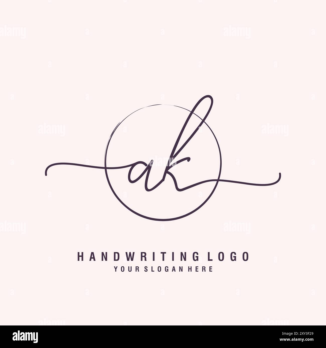 AK Letter logo minimal modern Stock Vector Image & Art - Alamy