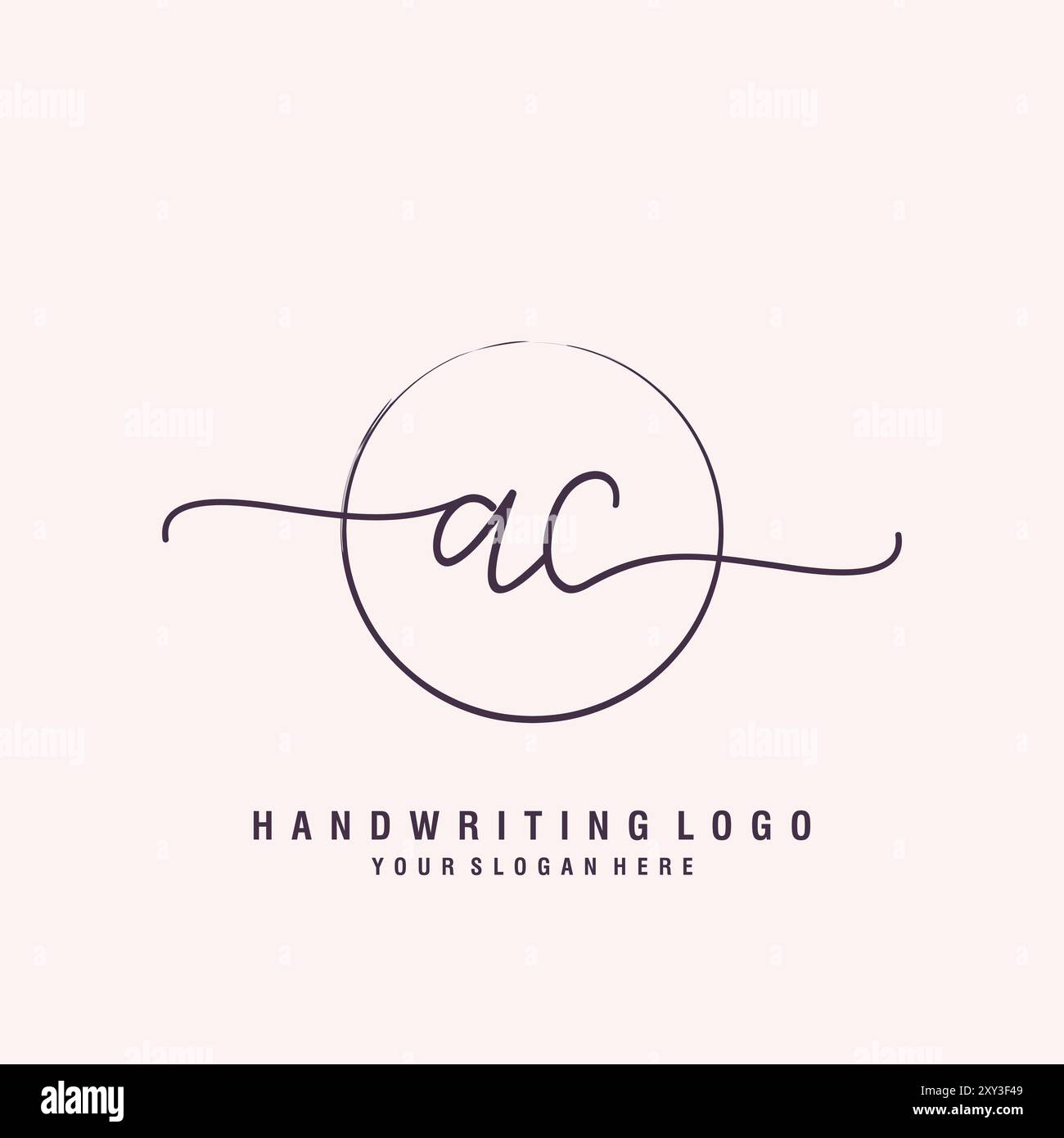 AC Letter logo minimal modern Stock Vector Image & Art - Alamy