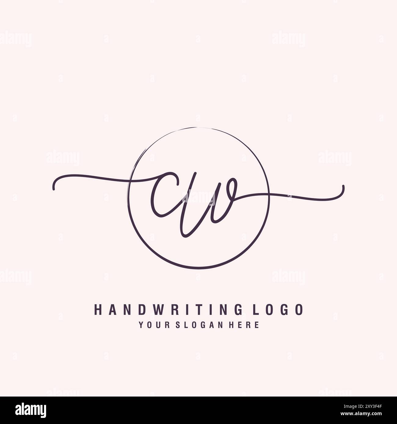 CW Letter logo minimal modern Stock Vector Image & Art - Alamy