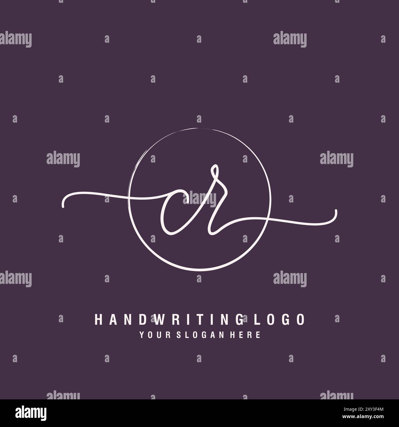 Cr minimal logo hi-res stock photography and images - Alamy