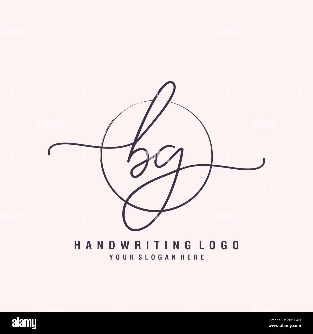 Bg minimal logo hi-res stock photography and images - Alamy