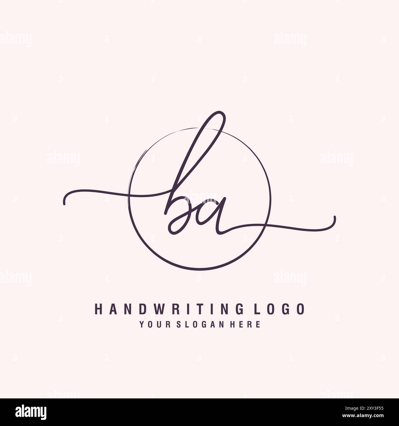 Ba letter logo hi-res stock photography and images - Alamy