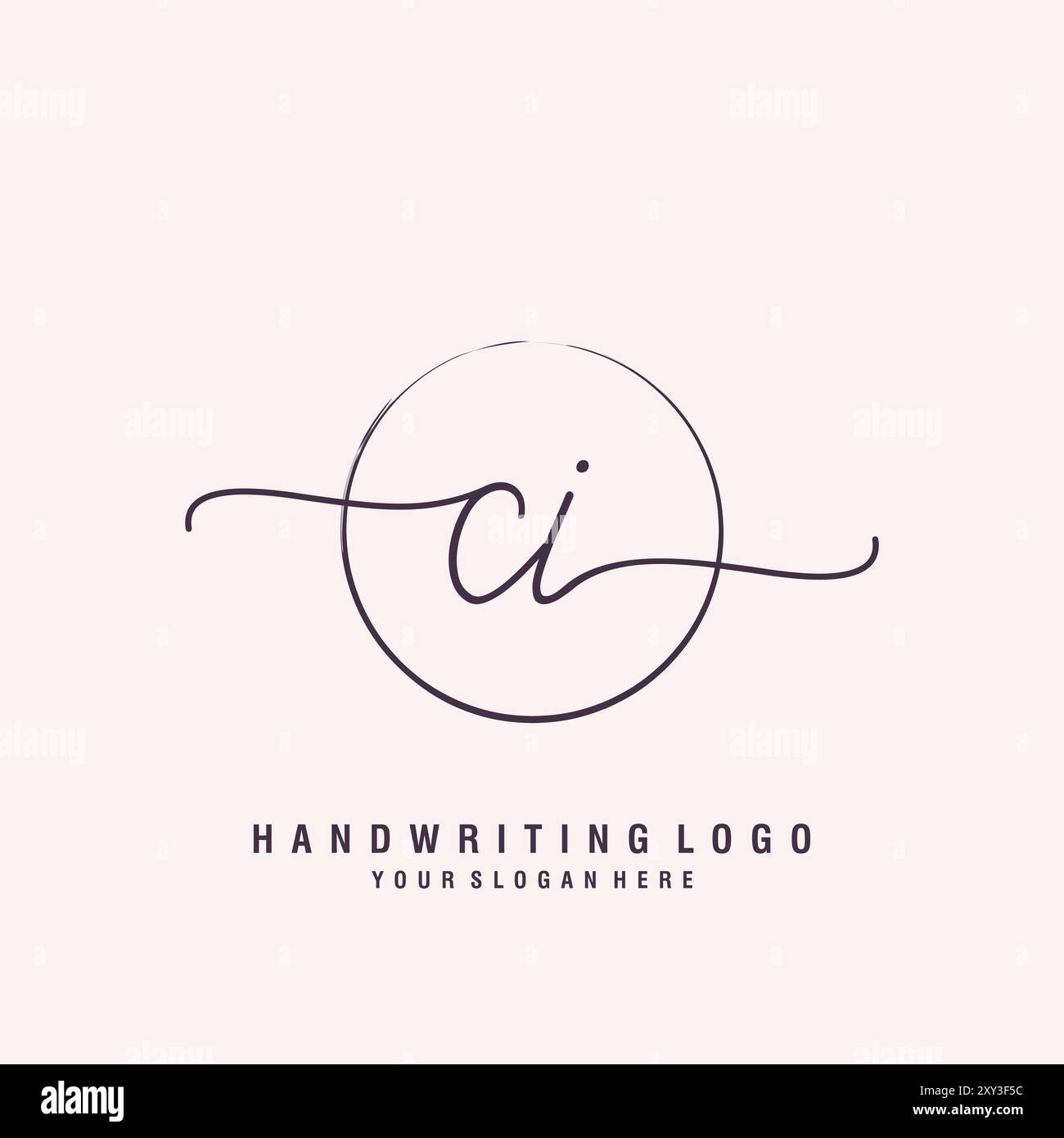 Ci modern logo hi-res stock photography and images - Alamy