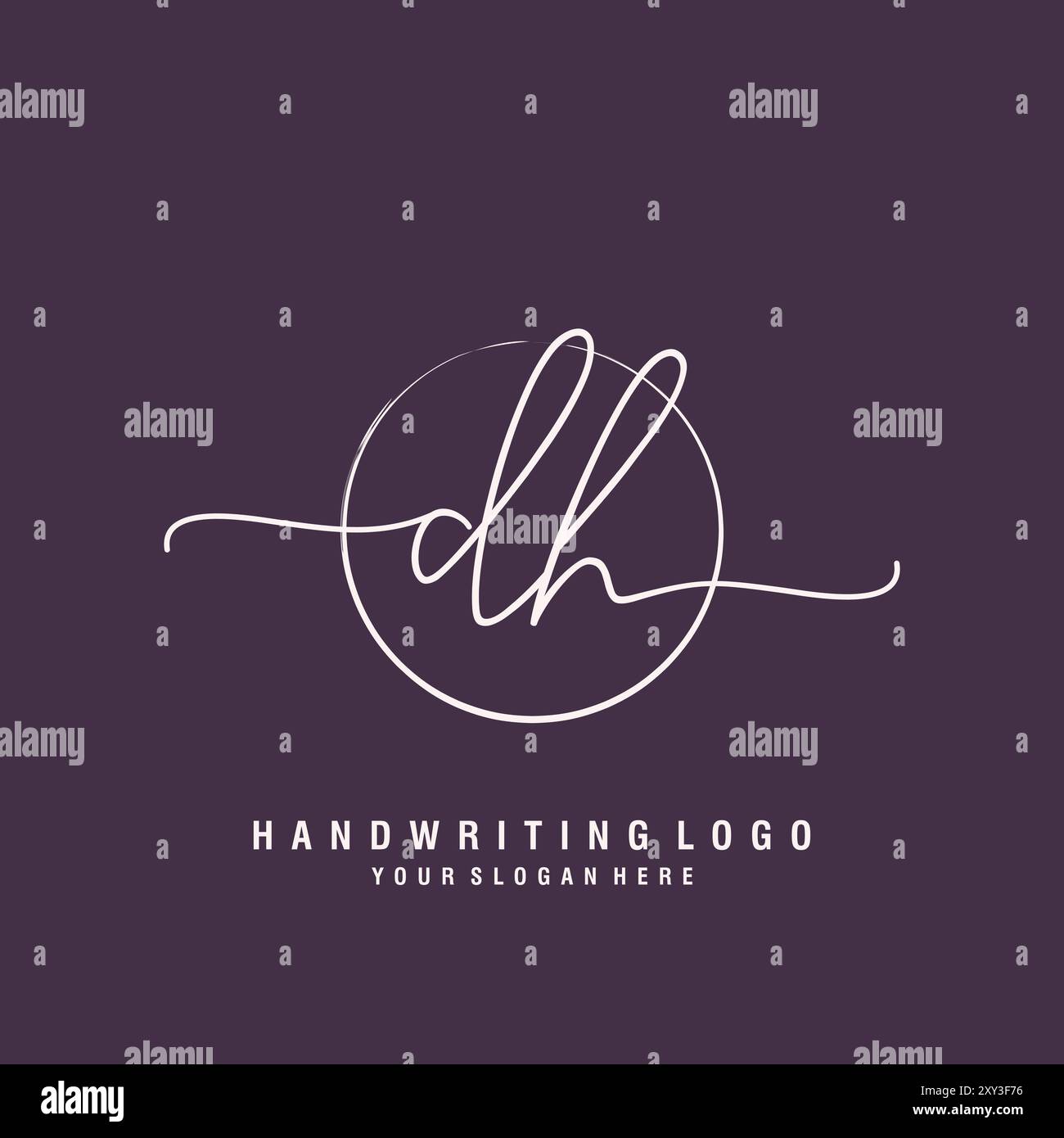Dh letter logo hi-res stock photography and images - Alamy