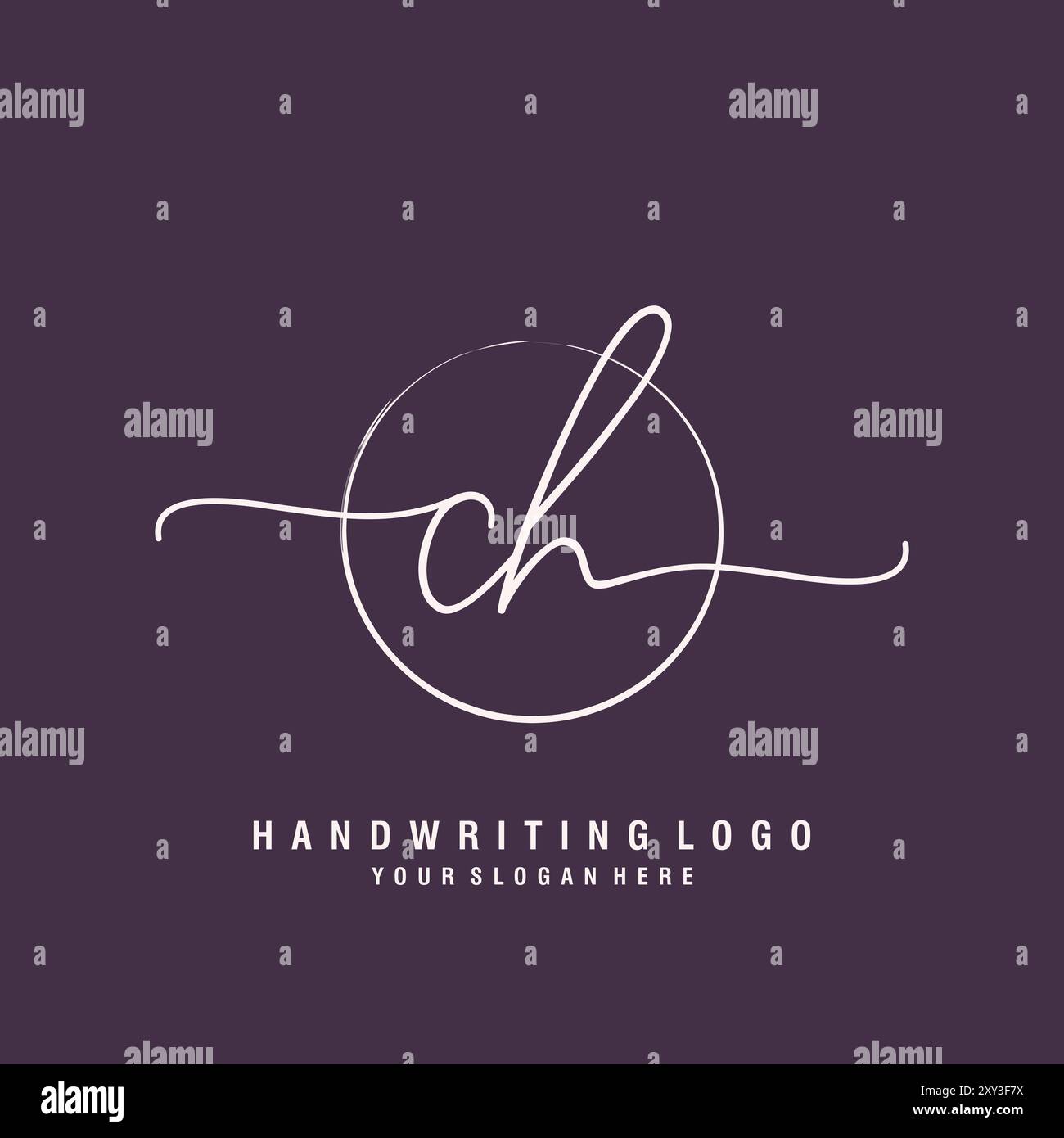 Ch modern logo hi-res stock photography and images - Alamy