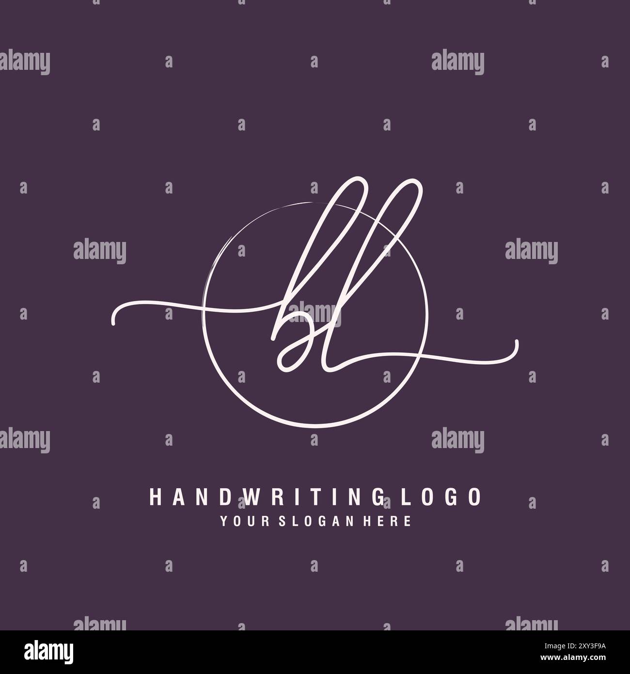 Bl modern logo hi-res stock photography and images - Alamy