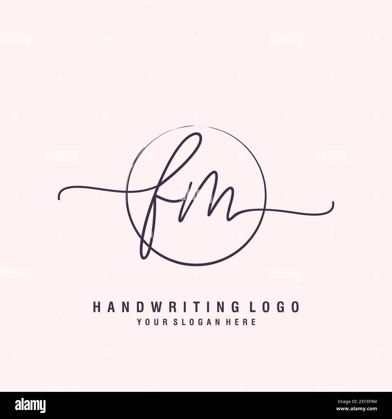 Fm letter logo hi-res stock photography and images - Alamy
