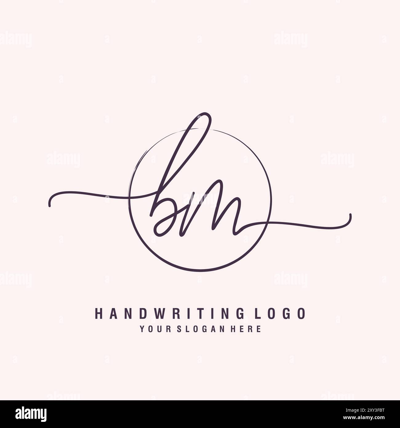 Bm letter logo hi-res stock photography and images - Alamy