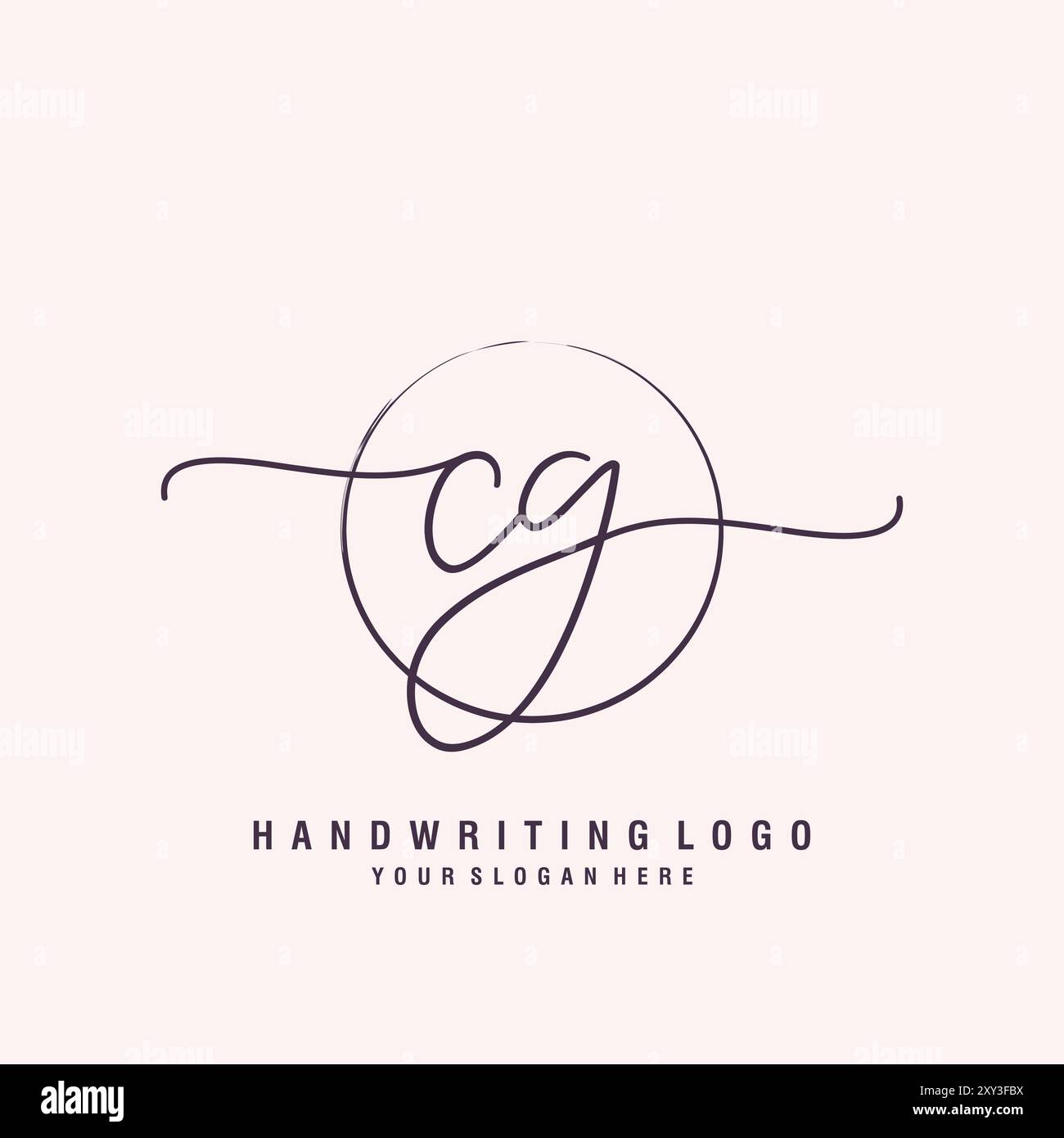 Cg letter logo hi-res stock photography and images - Alamy