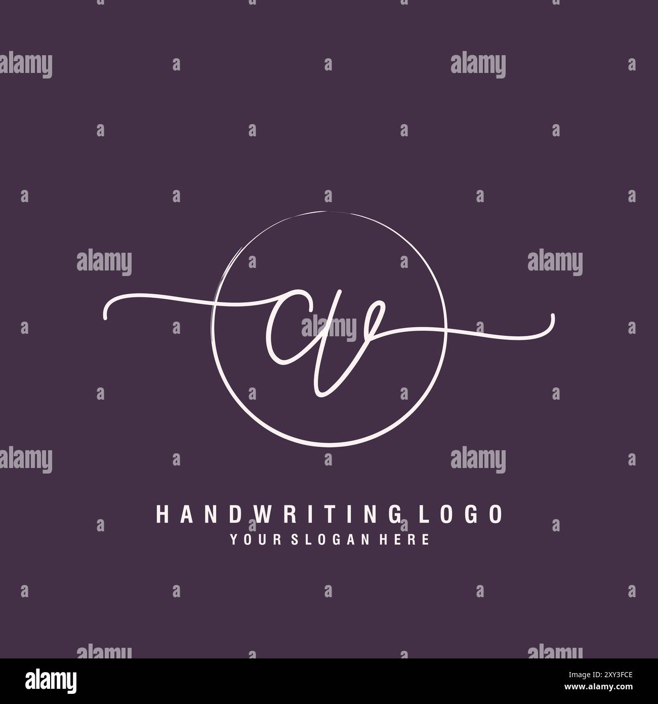 CV Letter logo minimal modern Stock Vector Image & Art - Alamy