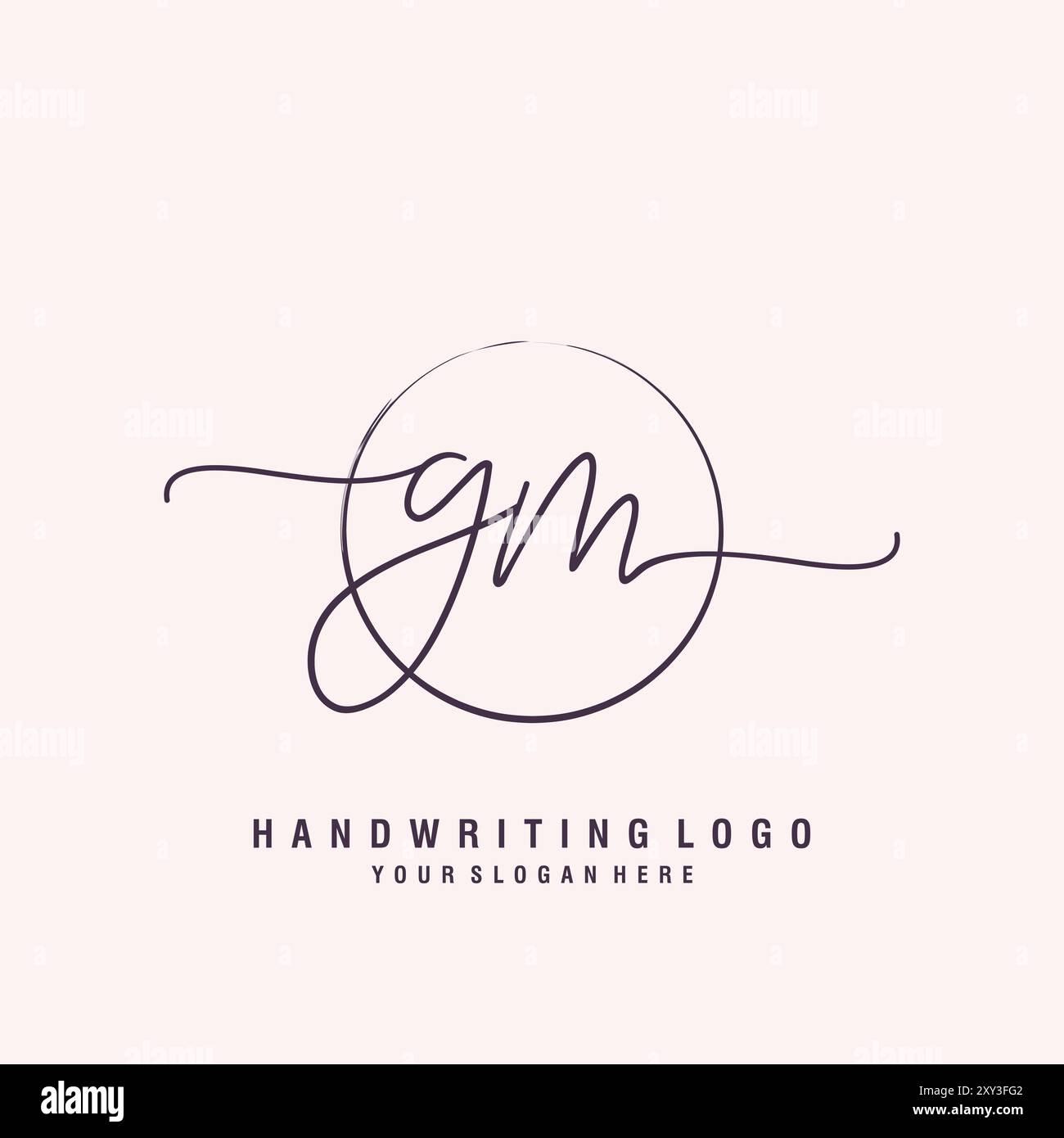 Gm minimal logo hi-res stock photography and images - Alamy