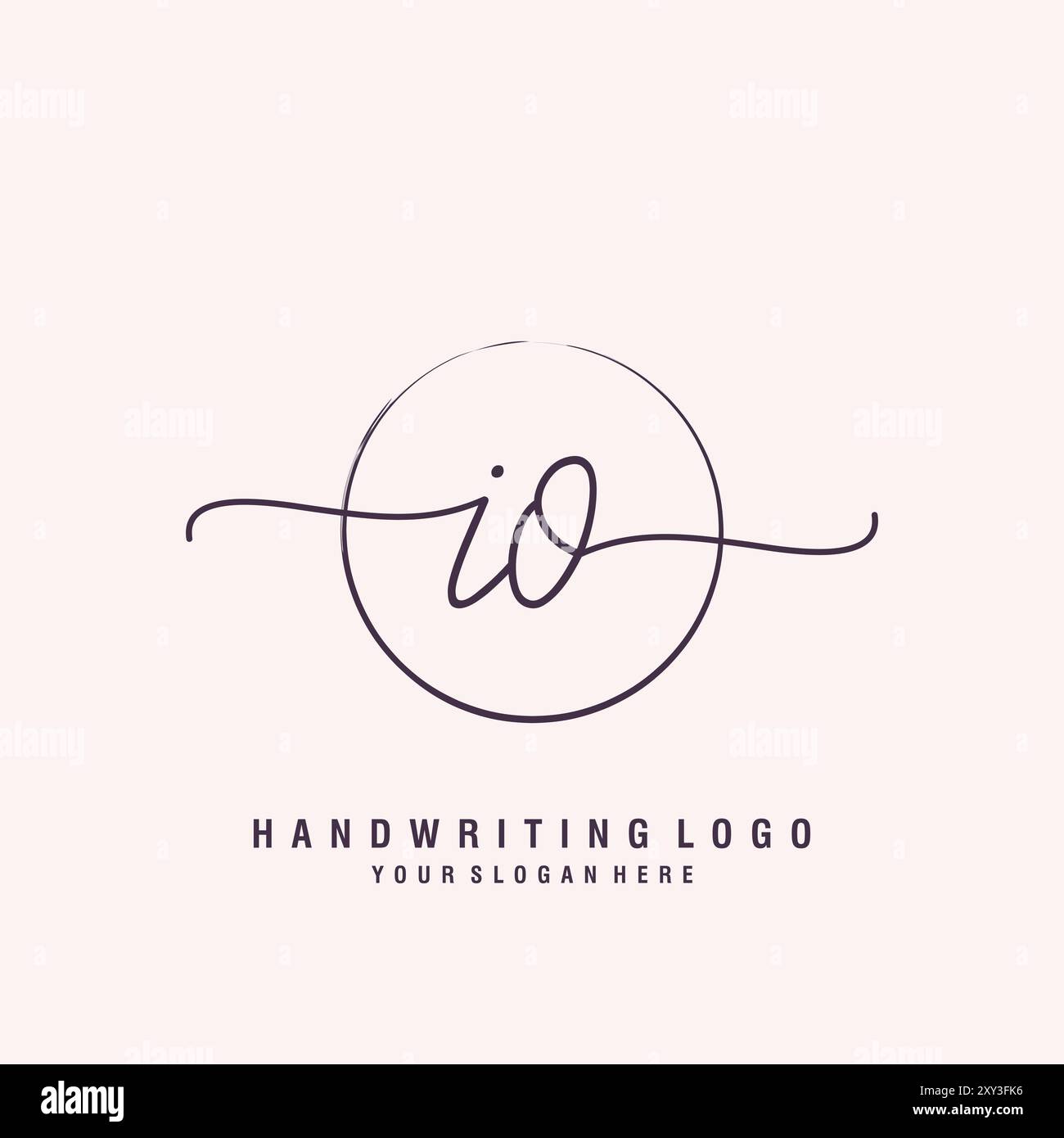 Io letter logo hi-res stock photography and images - Alamy