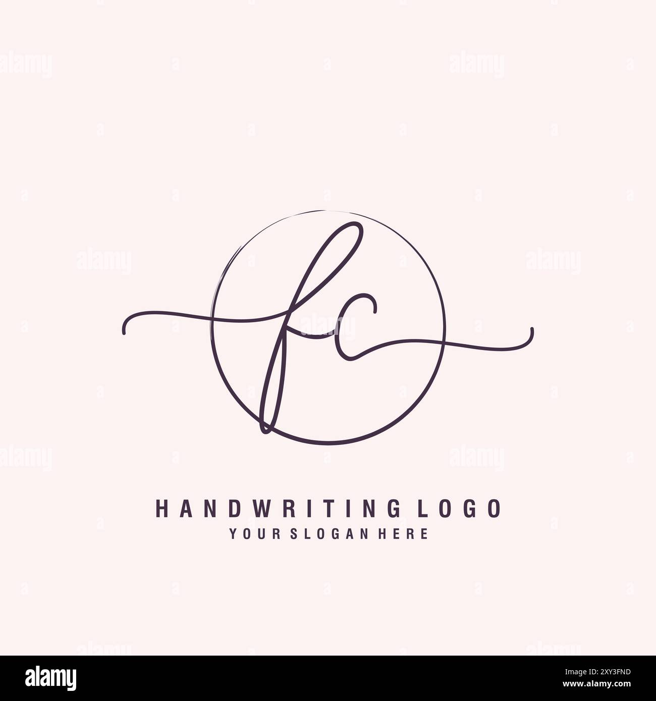 Fc letter logo hi-res stock photography and images - Alamy