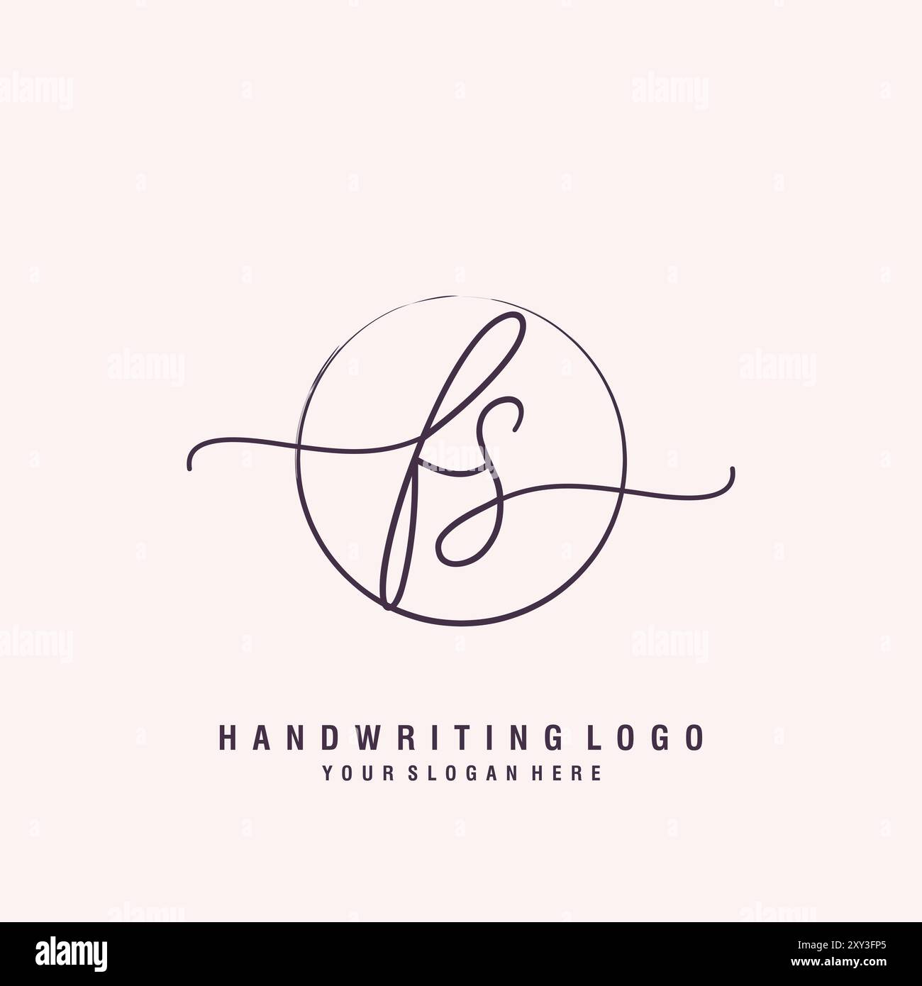 Fs minimal logo hi-res stock photography and images - Alamy