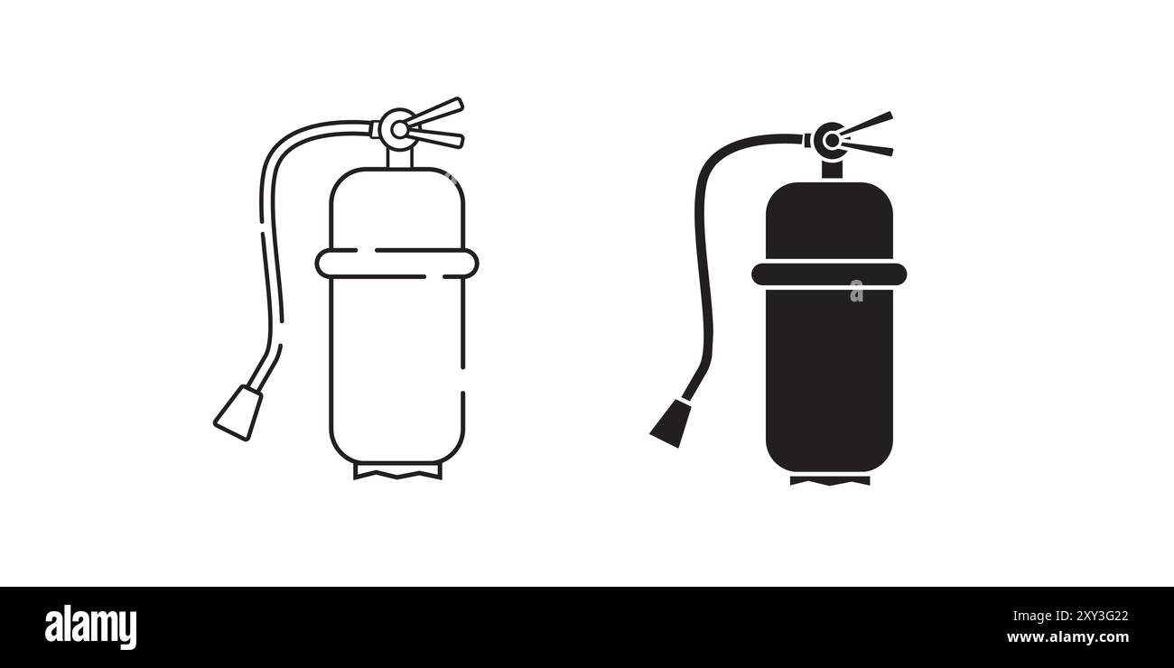 Fire extinguisher in water Cut Out Stock Images & Pictures - Alamy