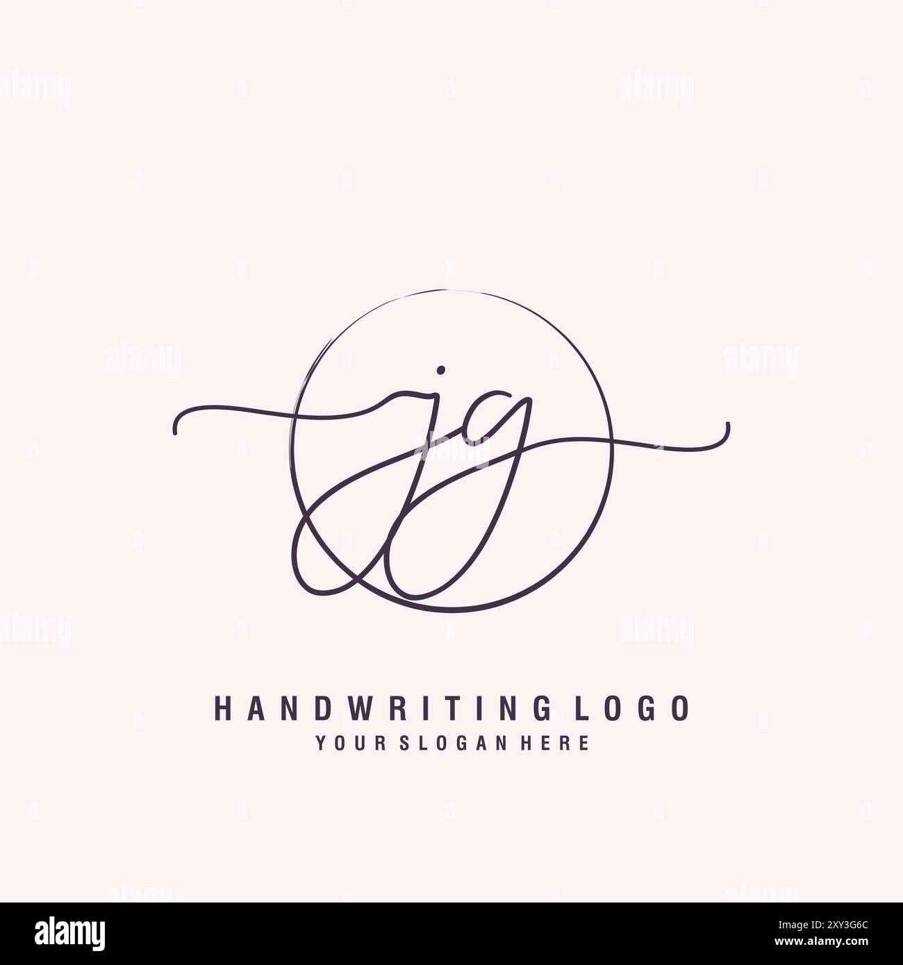 Jg minimal logo hi-res stock photography and images - Alamy