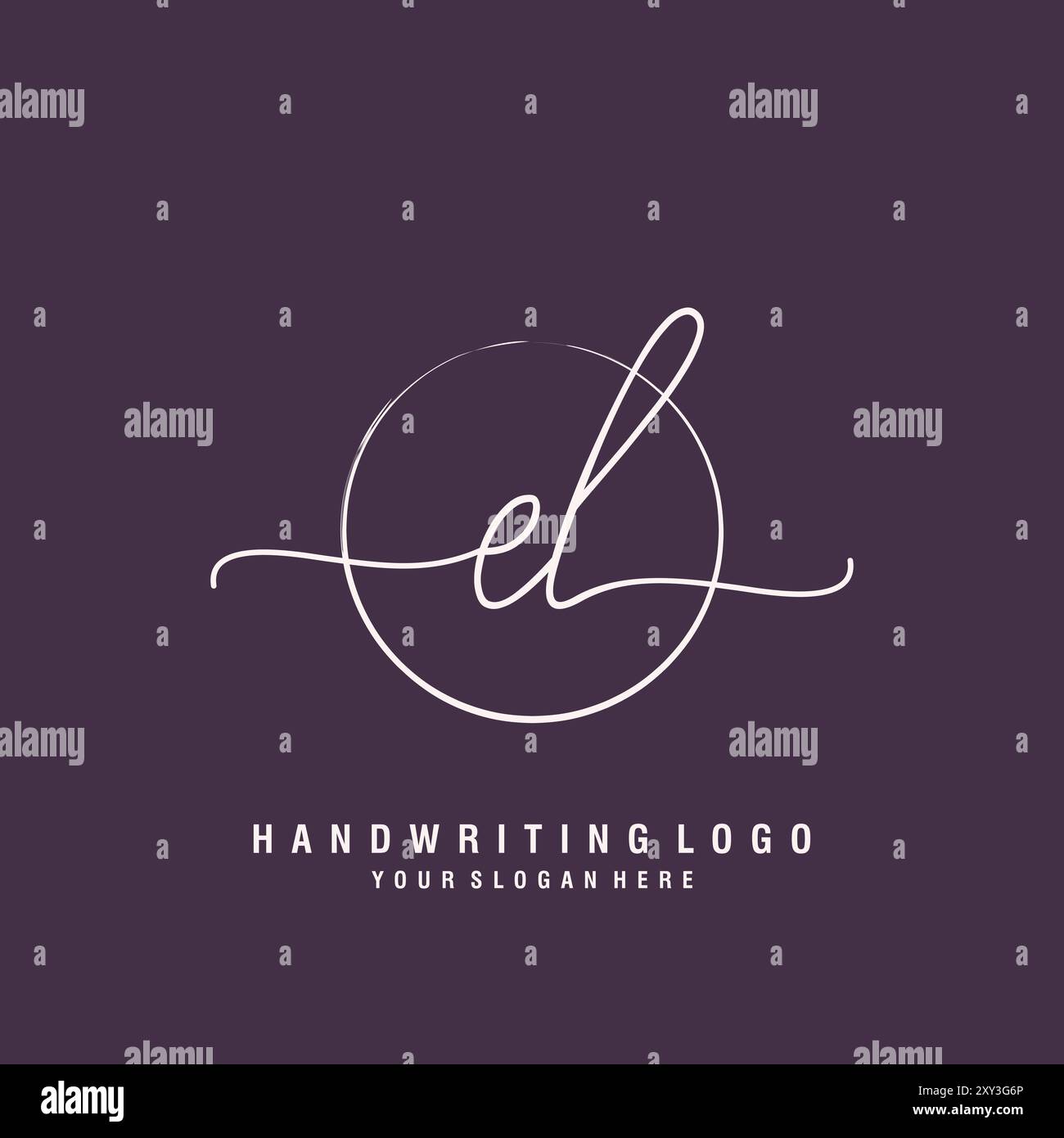 El letter Stock Vector Images - Alamy