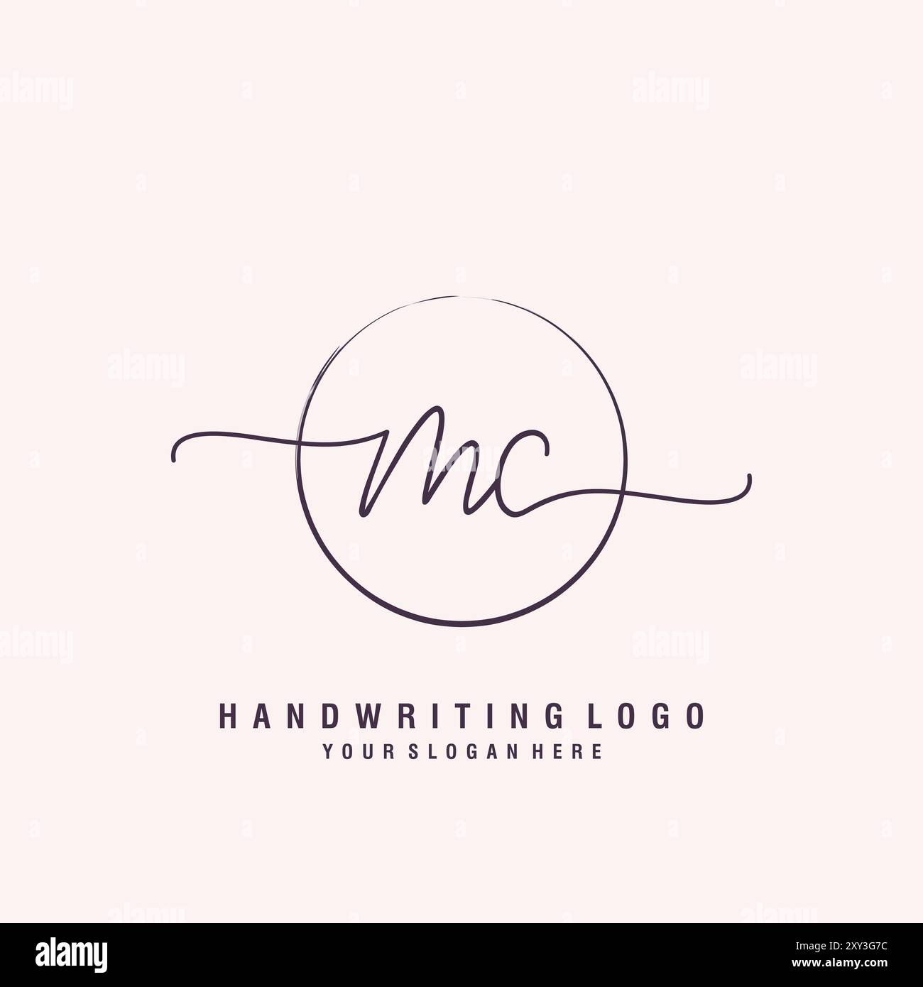 Mc letter Stock Vector Images - Alamy