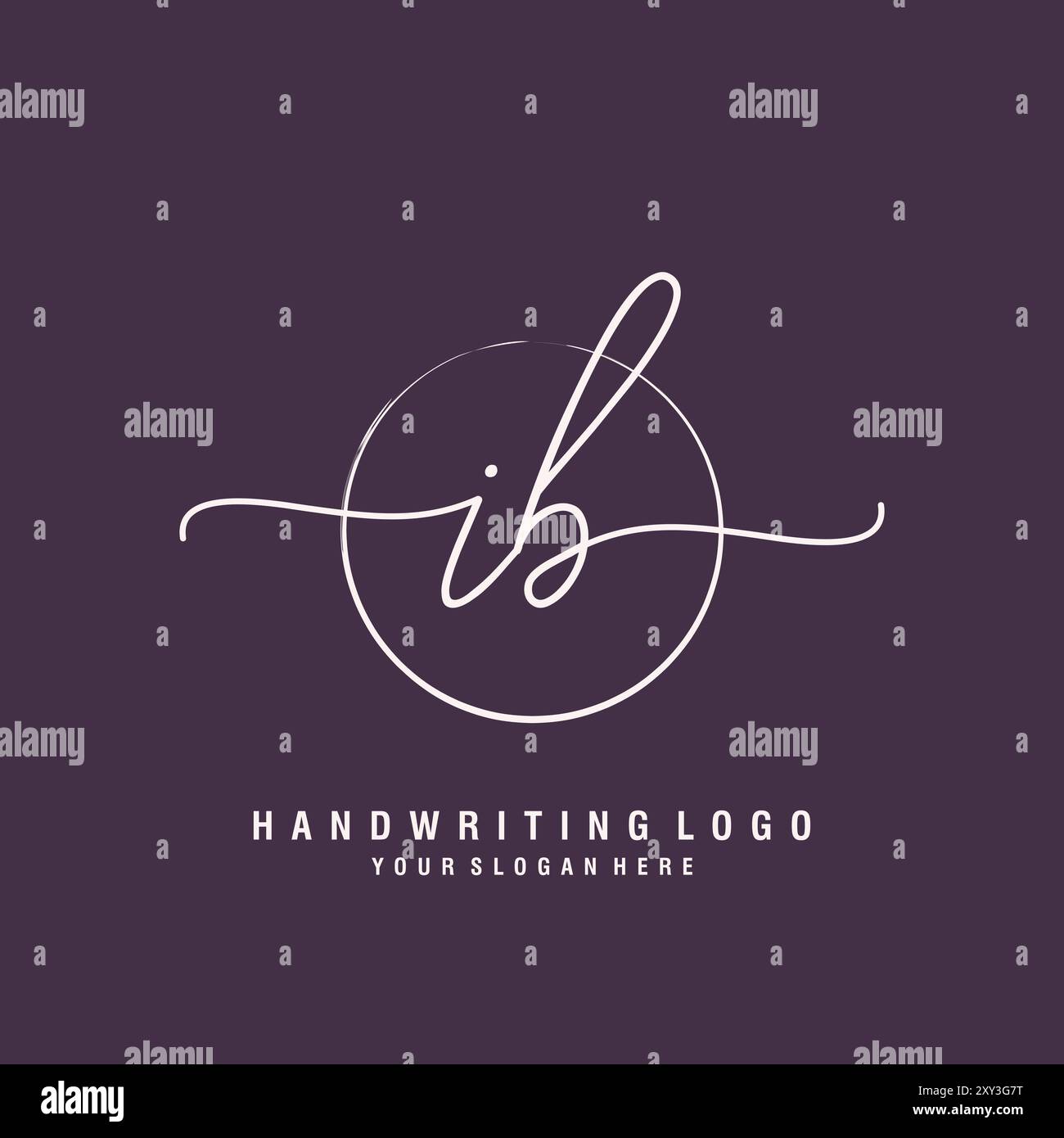 Ib minimal logo hi-res stock photography and images - Alamy