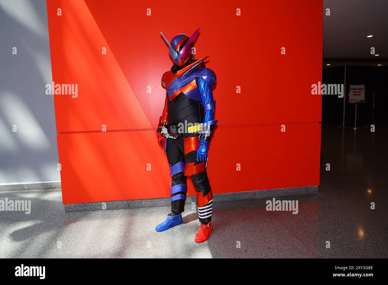 Michael from Hoboken, N.J. is dressed as Kamen Rider Build for the 2024 ...