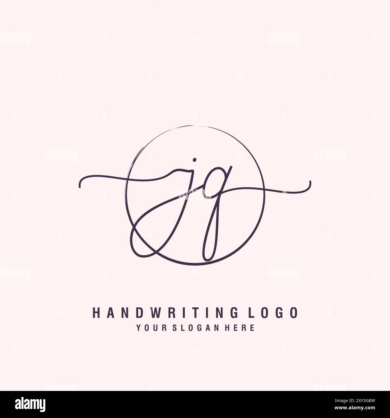 Jq modern logo hi-res stock photography and images - Alamy