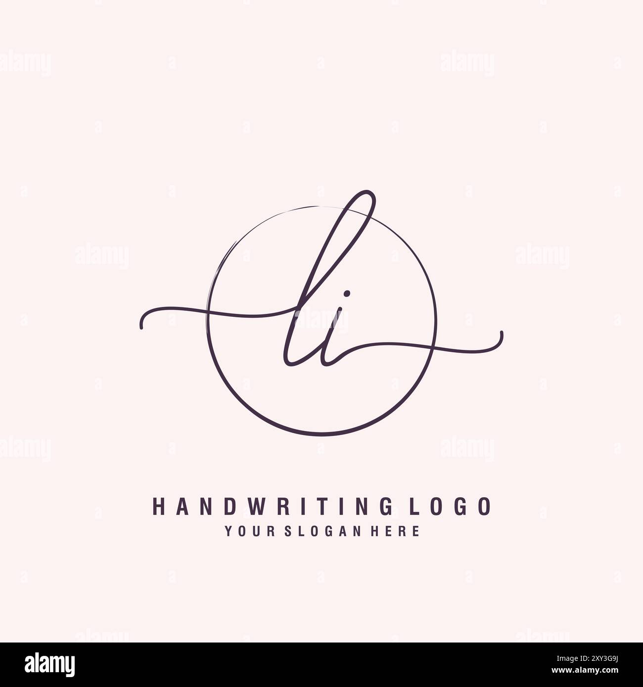 Letter li logo Stock Vector Images - Alamy